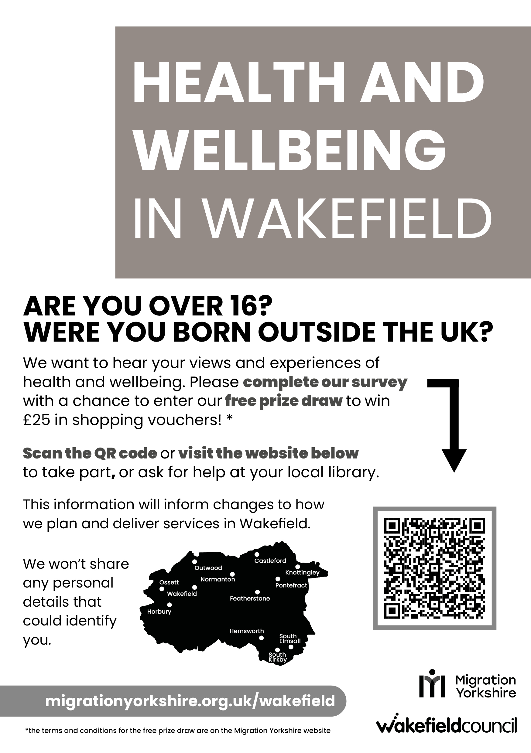 Health and wellbeing in Wakefield promotional toolkit | Migration Yorkshire